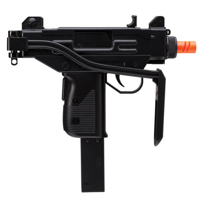 MINI UZI SPRING BLACK WITH STOCK | Elite Force Airsoft