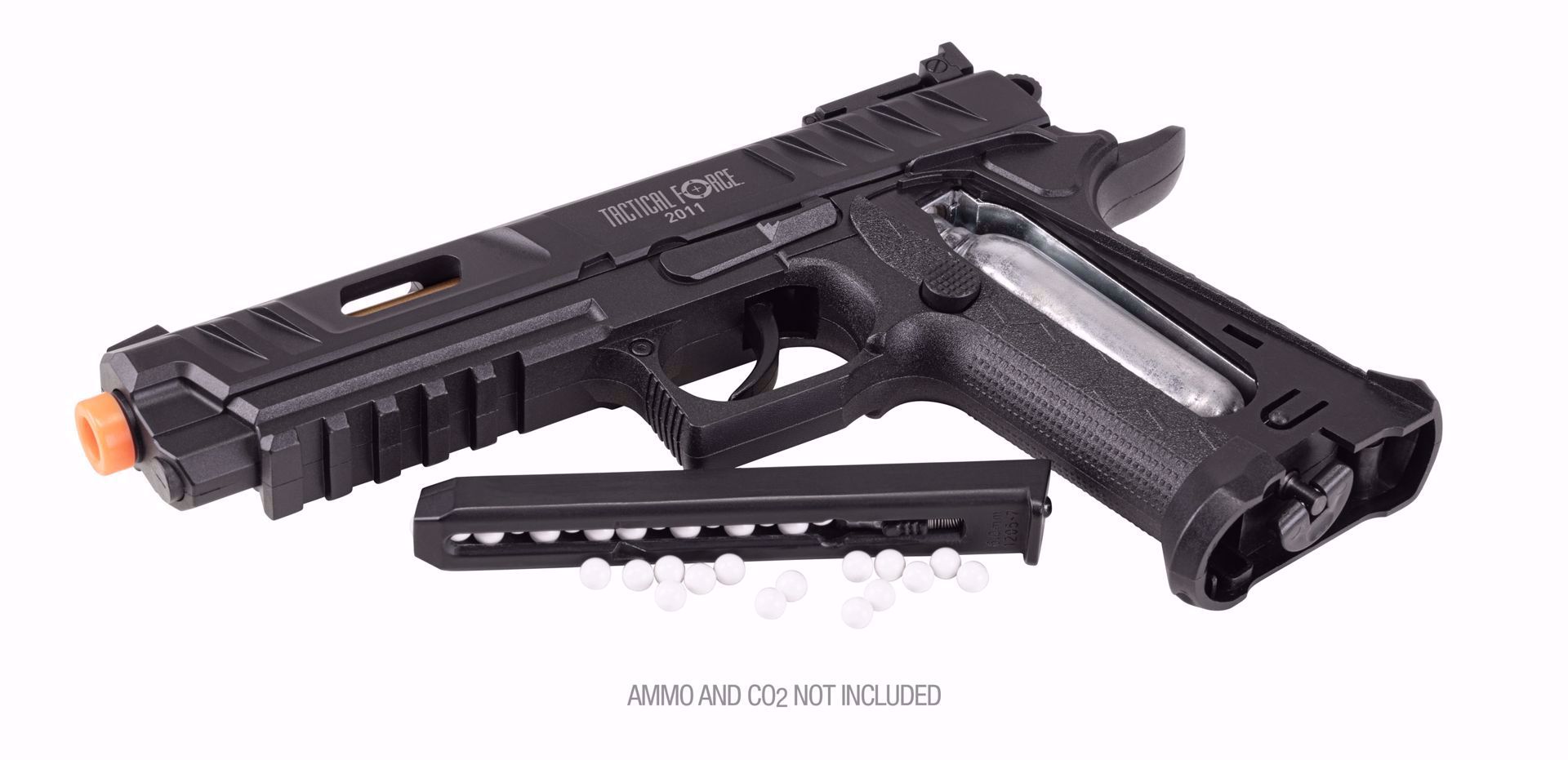TACTICAL FORCE 2011 CO2-6MM-BLACK (ADVANCED) | Elite Force Airsoft